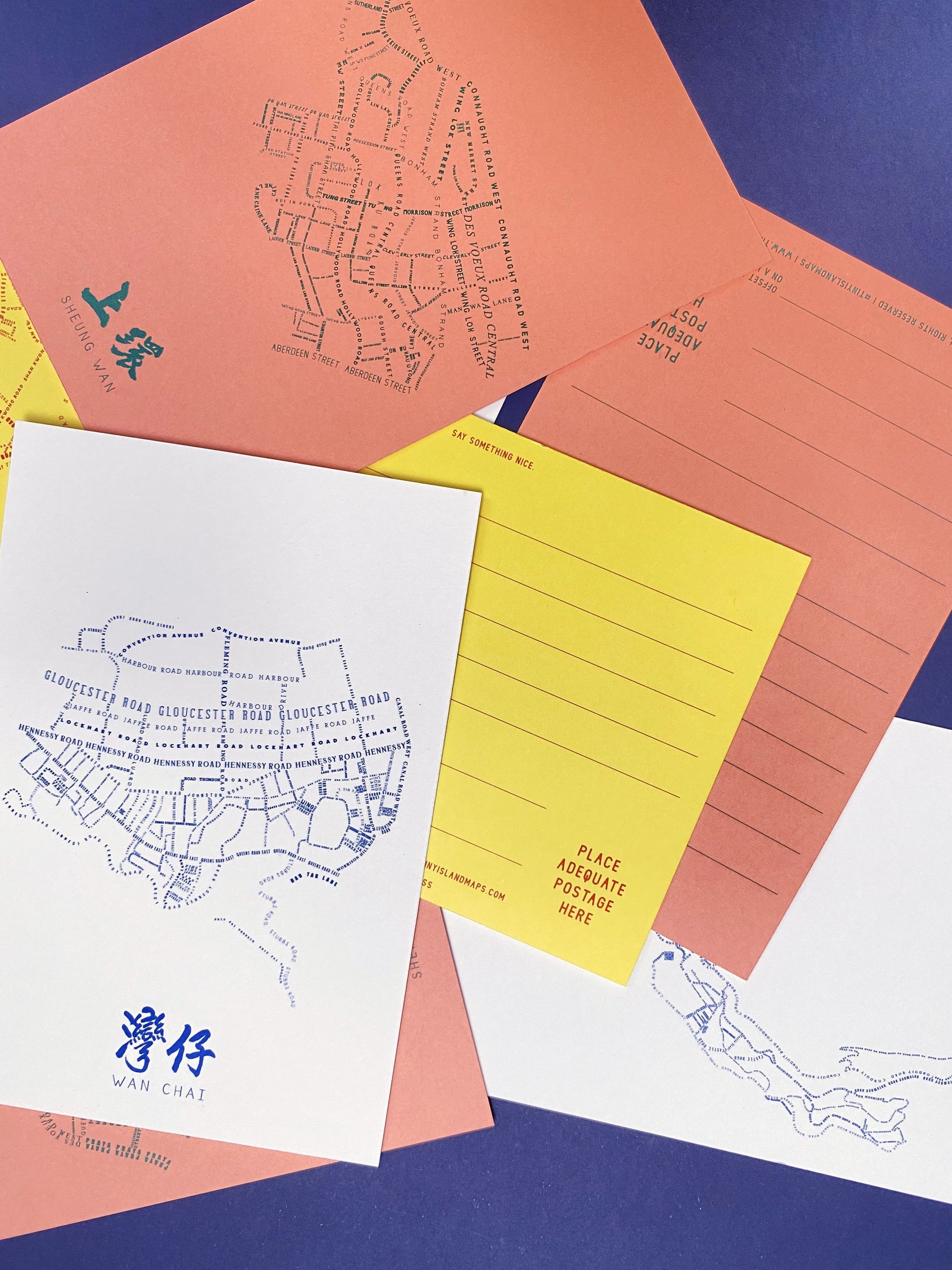 Postcard Set – tinyislandmaps